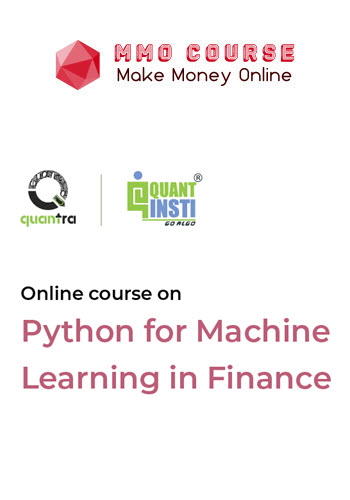 Download Quantra – Python For Machine Learning In Finance – MMO Course