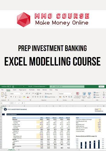 Download Prep Investment Banking – Excel Modelling Course – MMO Course
