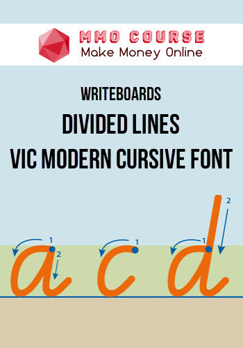 Writeboards – Divided Lines – VIC Modern Cursive Font – MMO Course